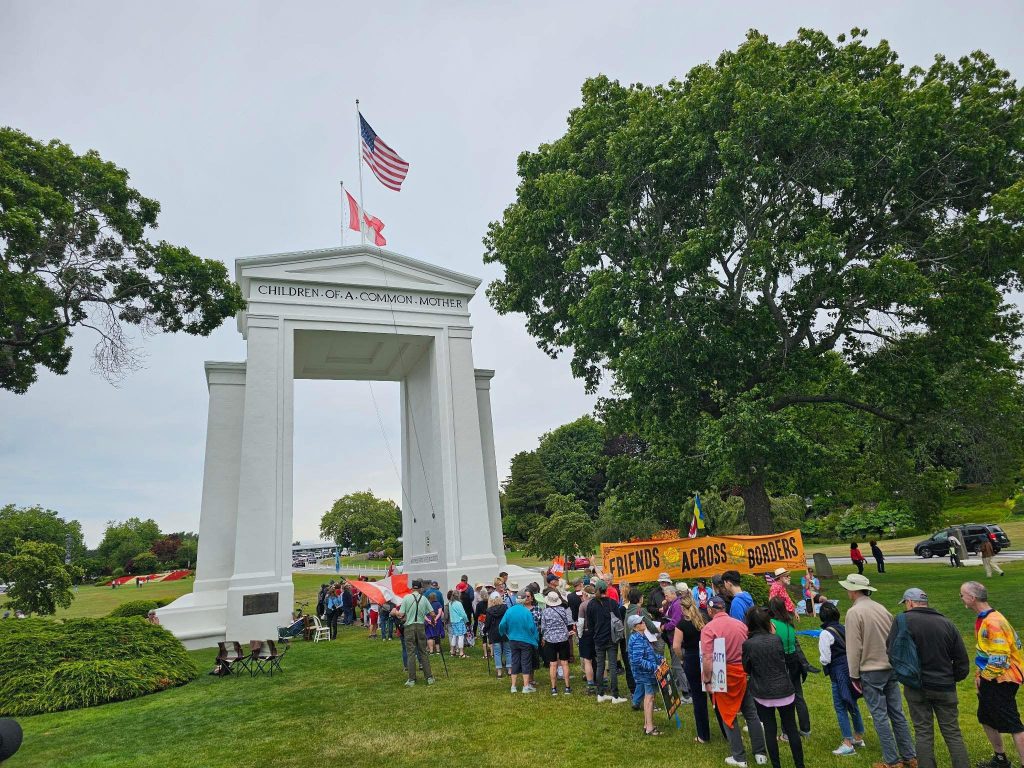 Peace Arch Rally Marks One Year of Cross-Border Protests - PNW Daily